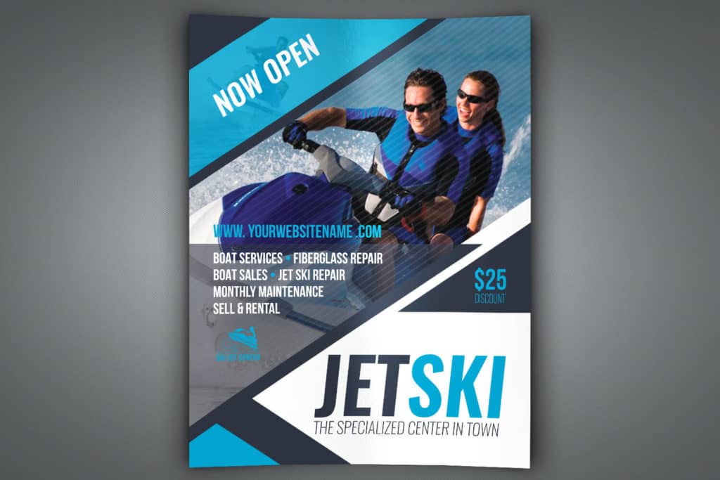 Jet Ski Flyer Template | Worth to Buy | Worth to Buy