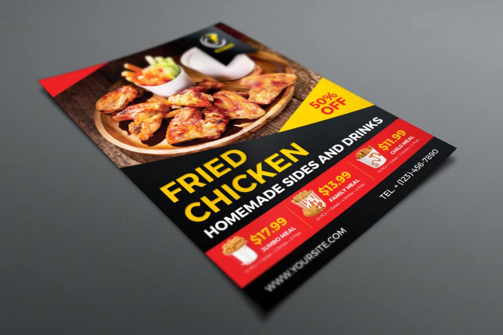 Chicken Restaurant Flyer Template | Worth to Buy | Worth to Buy