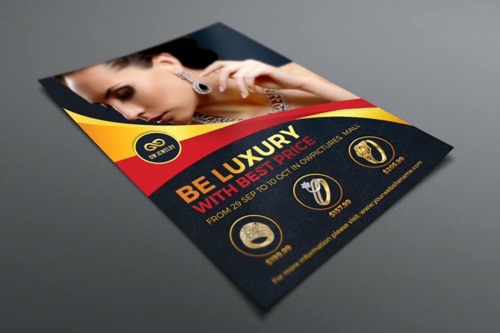 Jewelry Flyer Template | Worth to Buy | Worth to Buy