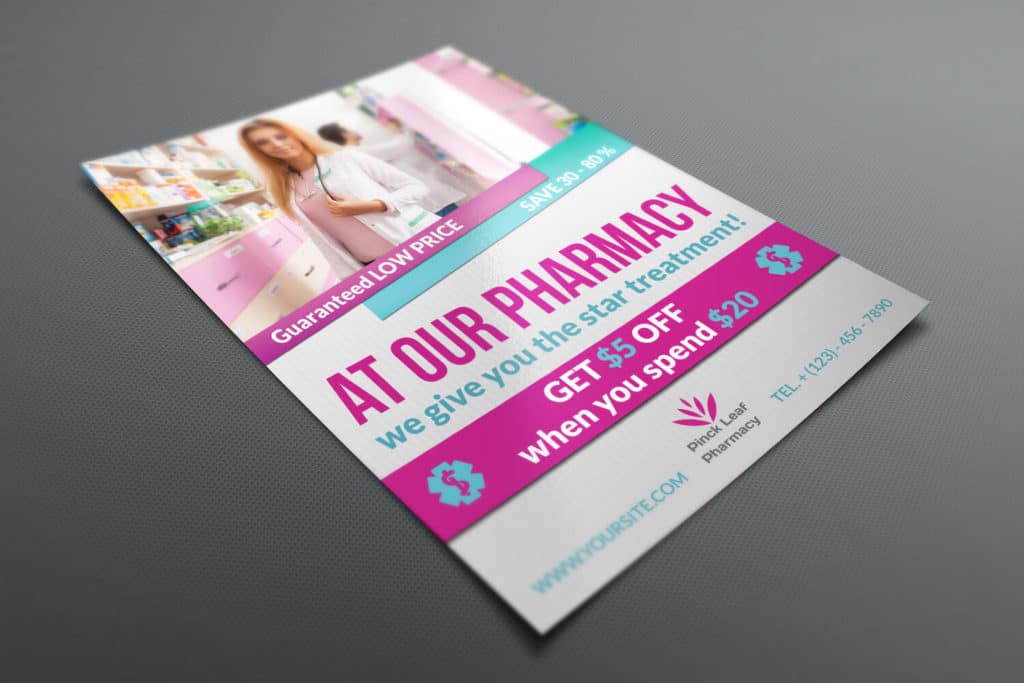 Pharmacy Flyer Template | Worth to Buy | Worth to Buy
