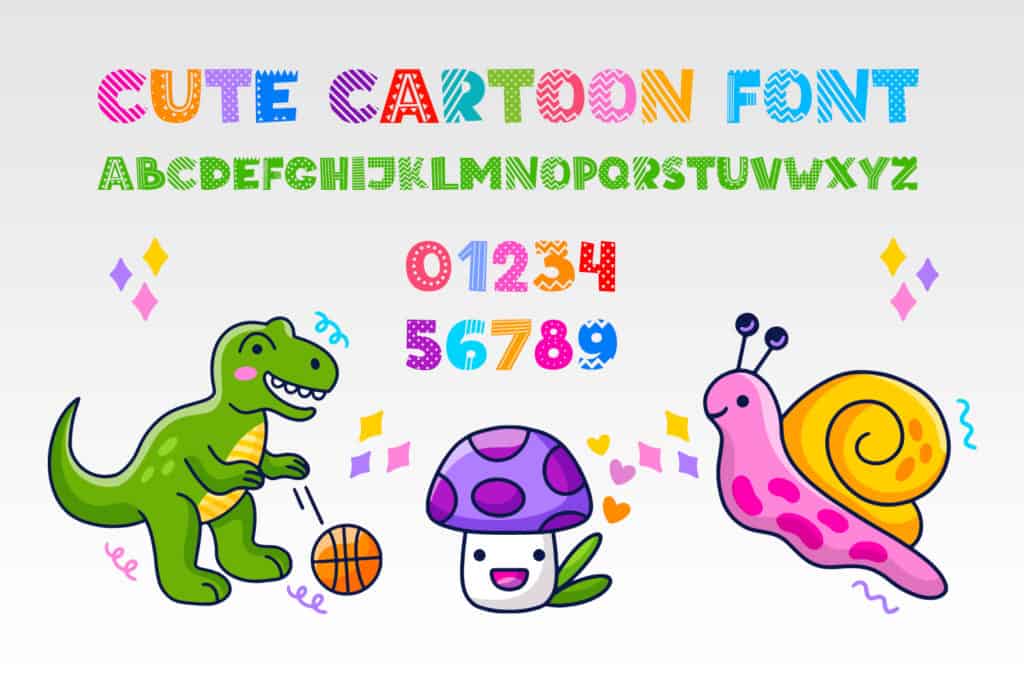 Cute Cartoon Font | Worth to Buy | Worth to Buy