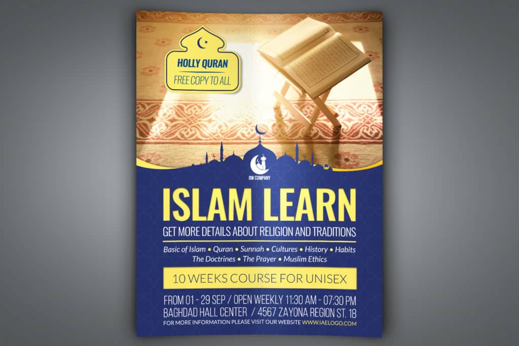 Islamic Flyer Template | Worth to Buy | Worth to Buy