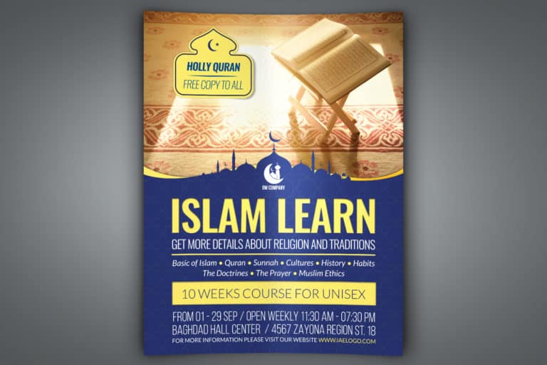Islamic Flyer Template | Worth to Buy | Worth to Buy