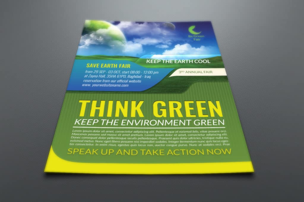 Environment / Nature Flyer Template | Worth to Buy | Worth to Buy