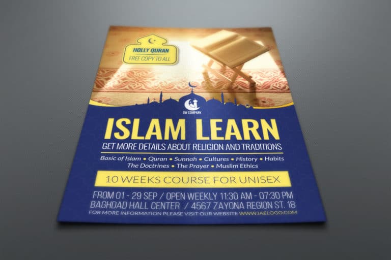 Islamic Flyer Template | Worth to Buy | Worth to Buy