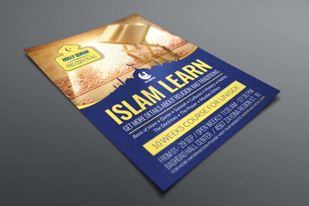 Islamic Flyer Template | Worth to Buy | Worth to Buy