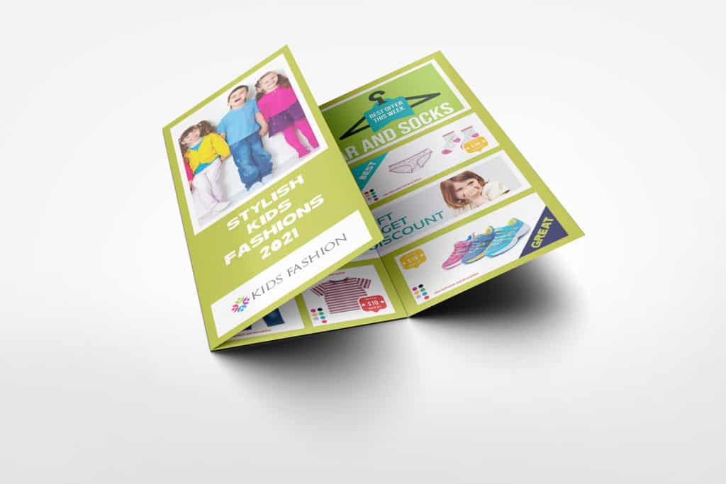 Kids Fashion Products Catalog Template | Worth to Buy