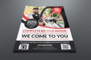 Bicycle Services Flyer Template | Worth to Buy