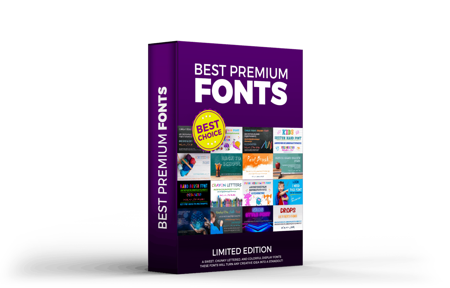 18 Premium Fonts Bundle | Worth to Buy