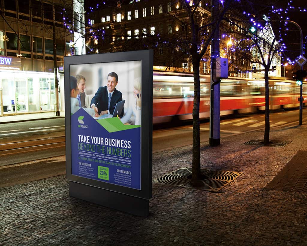 Accounting Firm Poster Template | Worth to Buy