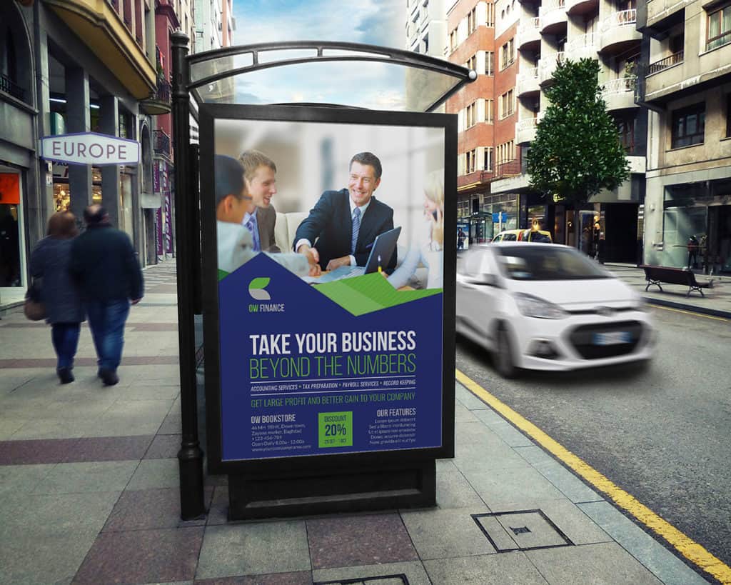 Accounting Firm Poster Template | Worth to Buy