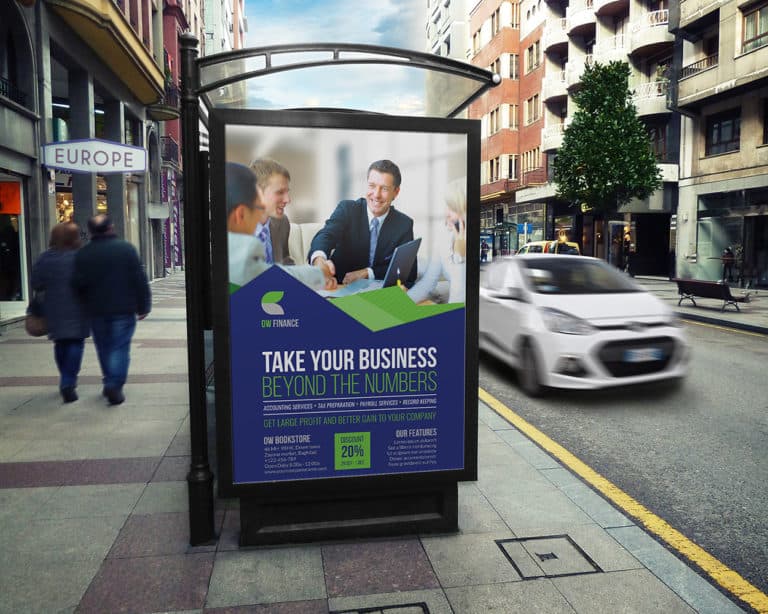 Accounting Firm Poster Template | Worth to Buy