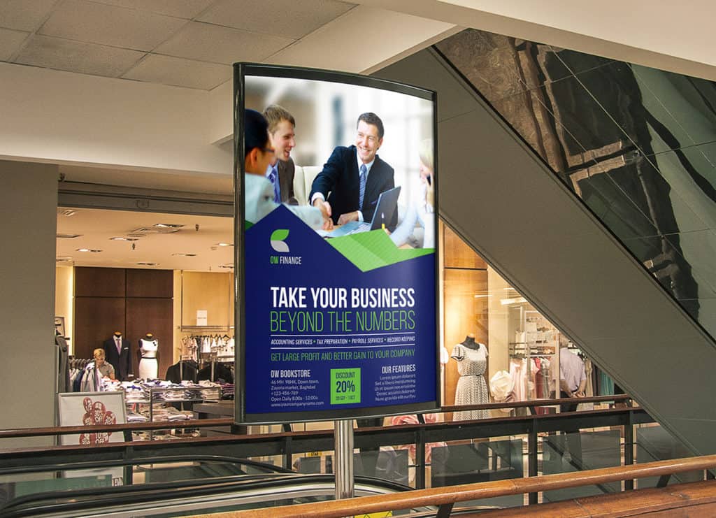 Accounting Firm Poster Template | Worth to Buy