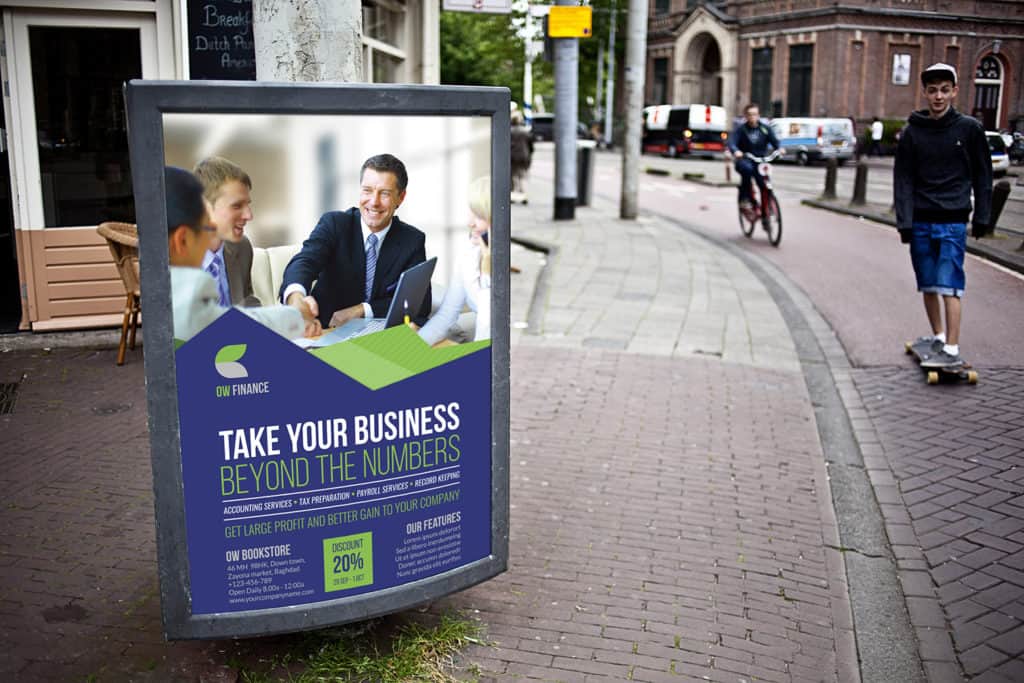 Accounting Firm Poster Template | Worth to Buy