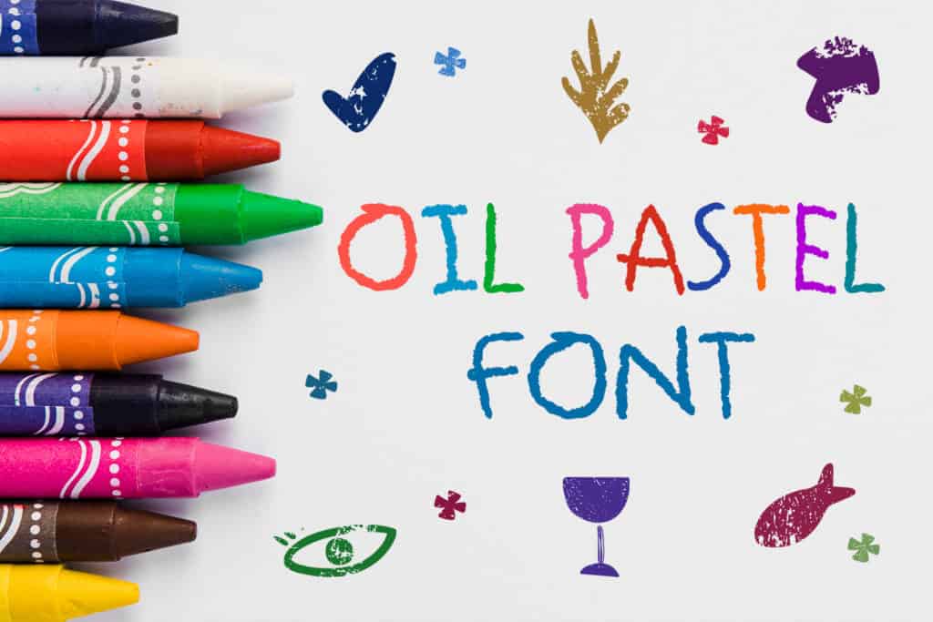 Oil Pastel Font | Worth to Buy